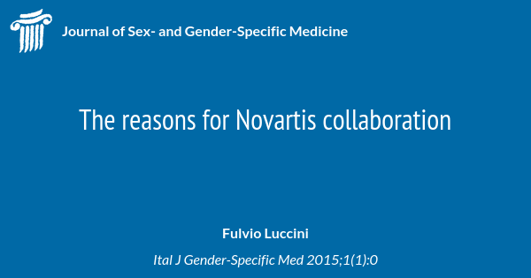 The Reasons For Novartis Collaboration Journal Of Sex And Gender