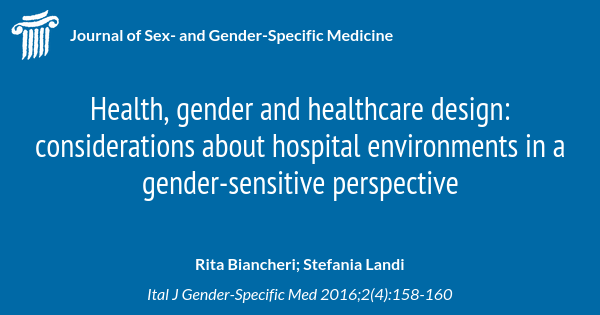 Health, gender and healthcare design: considerations about hospital ...
