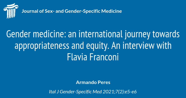 Gender medicine: an international journey towards appropriateness and ...