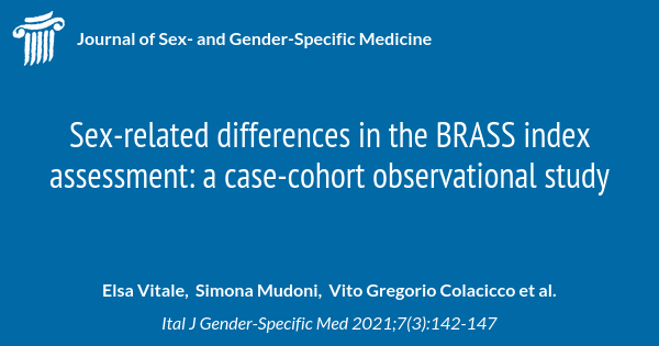 Sex Related Differences In The Brass Index Assessment A Case Cohort