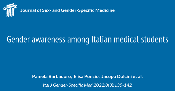 Gender awareness among Italian medical students | Journal of Sex- and ...
