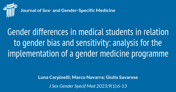 Gender differences in medical students in relation to gender bias and ...