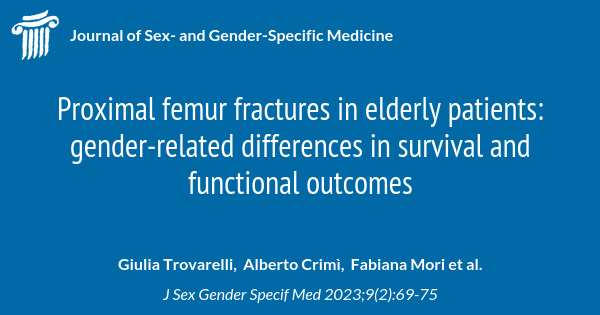 Proximal Femur Fractures In Elderly Patients Gender Related Differences In Survival And