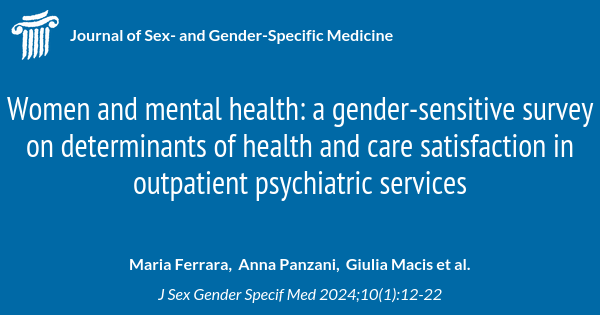 Women and mental health: a gender-sensitive survey on determinants of ...